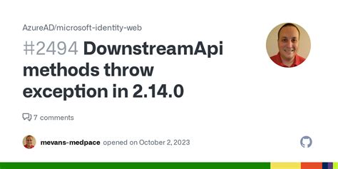 Downstreamapi Methods Throw Exception In Issue Azuread Microsoft Identity Web