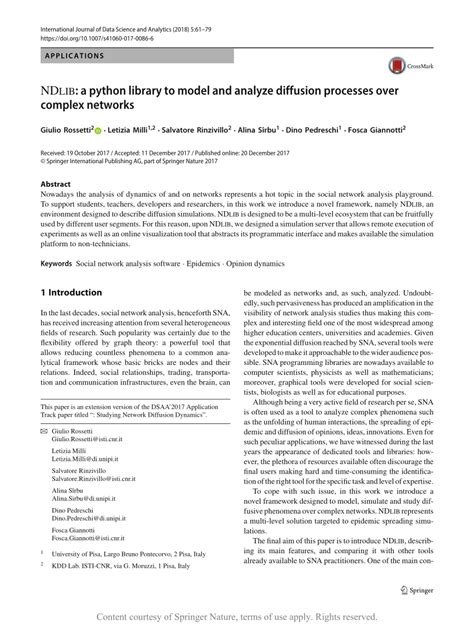 ndlib a python library to model and analyze diffusion processes over