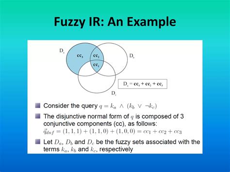 Information Retrieval 14 Fuzzy Set Models Of Ir Pptx