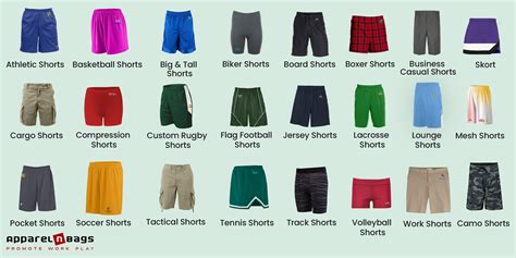 24 Different Types Of Shorts