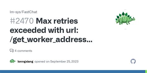 Max Retries Exceeded With Url Getworkeraddress Caused By