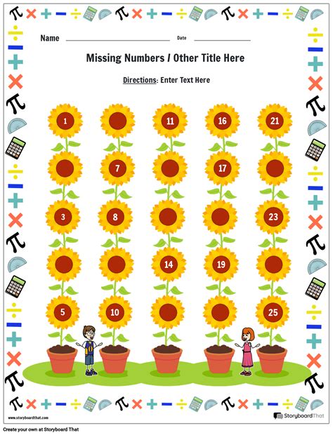 Free Missing Numbers Worksheets Fill In Write And Exercises Worksheets Library