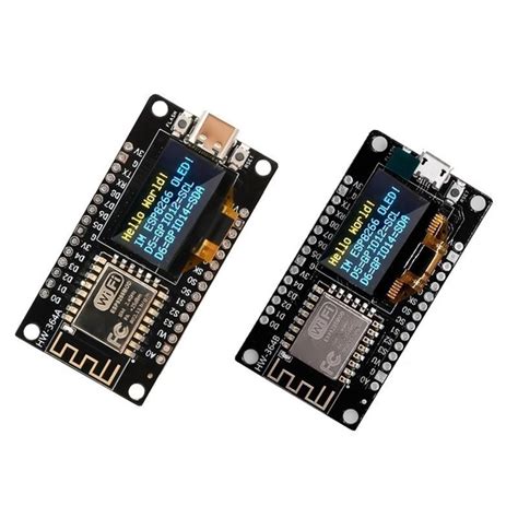 user friendly for esp8266 circuit board with built in 0 96 inch display