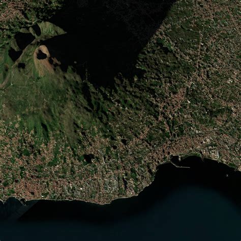 Relief Map Of Visuvius Volcano 3d Model By Serks