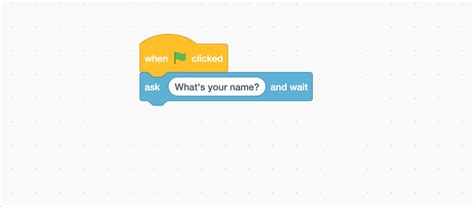Ask Wait And Answer Block In Scratch Programming Geeksforgeeks