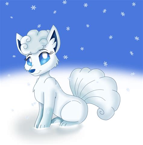 Cute Alolan Vulpix By Kendraeevee