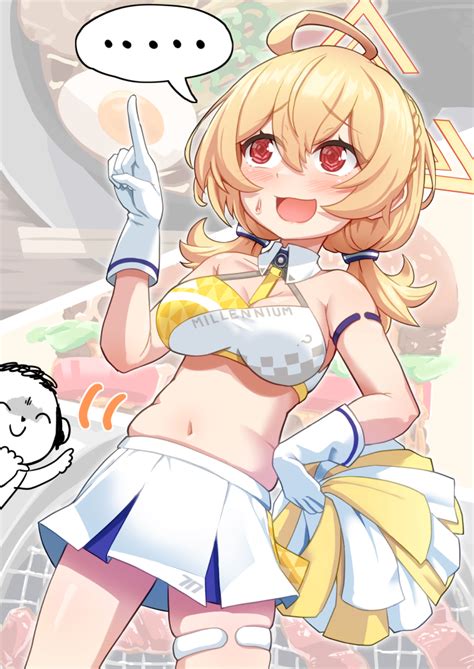 Kurobuchi Kintobi Doodle Sensei Blue Archive Kotori Blue Archive Kotori Cheer Squad