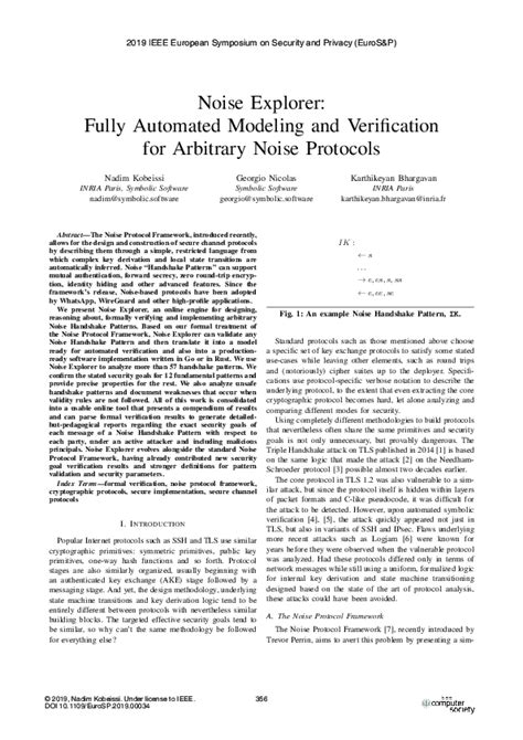 Pdf Noise Explorer Fully Automated Modeling And Verification For Arbitrary Noise Protocols