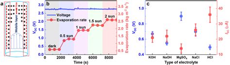 A Schematic Illustration Of Electrolyte Flow Induced Streaming Download Scientific Diagram
