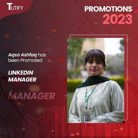 Aqsa Ashfaq On Linkedin New Success Story As Ive Gotten Promoted At