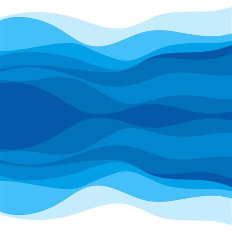 Premium Vector Abstract Water Wave Design Background
