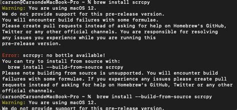 请问为啥装不上呢 Issue Genymobile scrcpy GitHub
