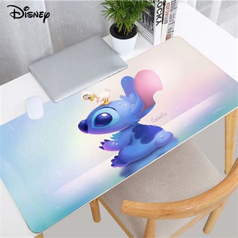 Disney Cute Stitch Anti Slip Cartoon Anime Gaming Mouse Pad Keyboard Mouse Mats Desk Mat