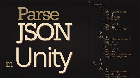 How To Parse A Json In Unity Using C Without Using The Third Party