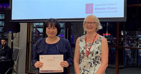 Yunjia Carmen Zhang Receives Best Poster Award • Hri