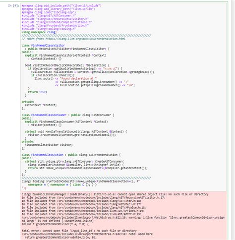 Is It Possible To Use Cling To Load A Higher Version Of Clang Ie 1112 Than It Was Compiled