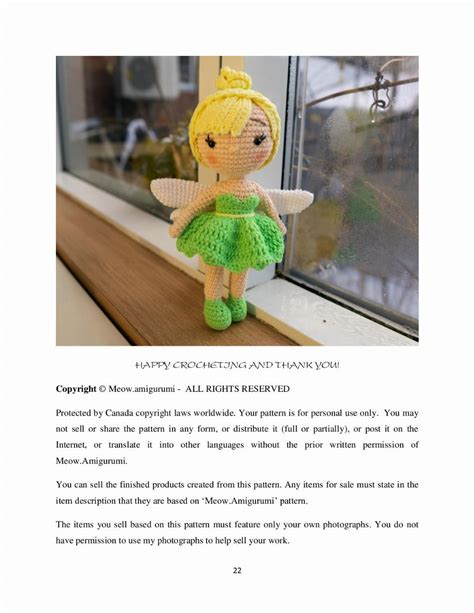 Tinkerbell Doll Crochet Pattern