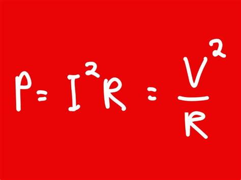 How To Derive Electrical Power A Level Physics Teaching Resources