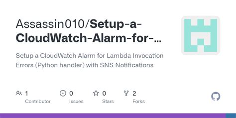 github assassin010 setup a cloudwatch alarm for lambda invocation