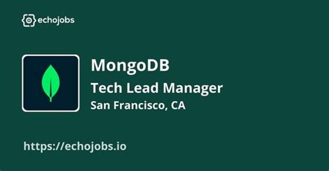 Mongodb Is Hiring Tech Lead Manager Atlas Search Web Usd 137k 270k San Francisco Ca Api
