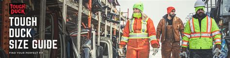 Tough Duck Size Guide