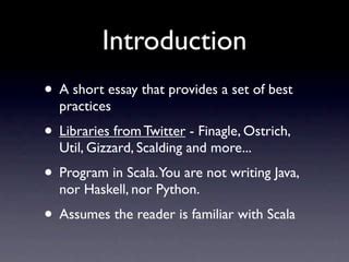 Learning From Effective Scala PPT