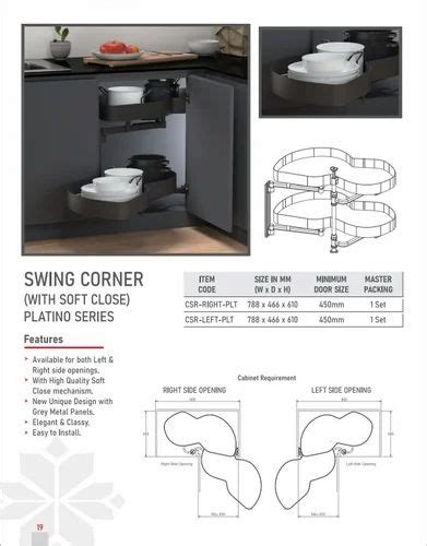 Kitchen Magic Corner Swing Magic Corner Platino Series Trader
