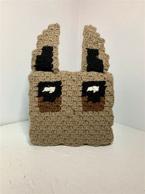 Pokemon Crochet Block Series Part 9 Eevee Block Pattern Hook