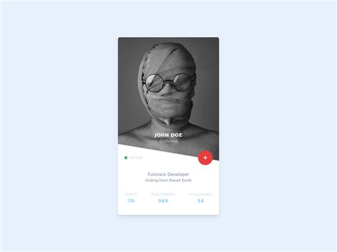 Tailwind Css Profile Card Angled By Ravisankarchinnam