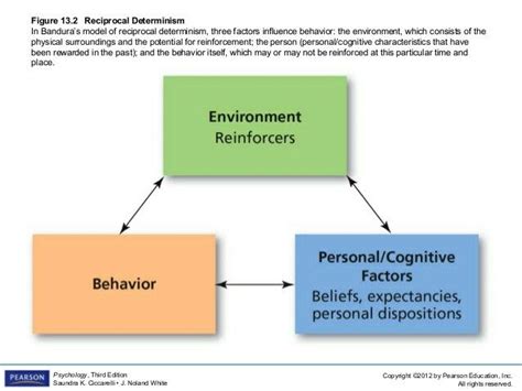 Social Cognitive Theory Reciprocal Determinism
