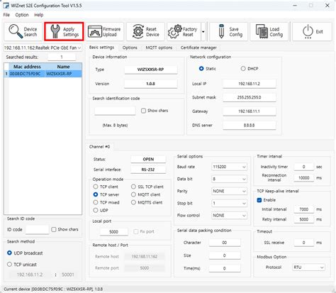 Modbus Connection Guide Wiznet Document System
