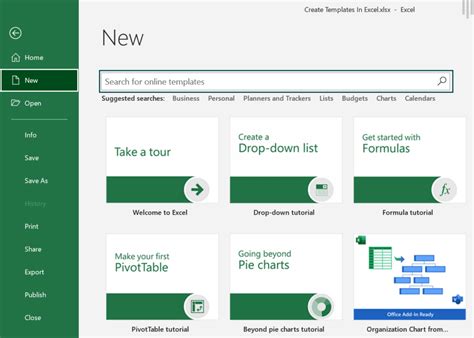 Excel Templates How To Create Select And Use Custom Templates