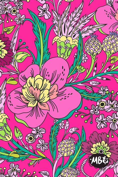 Pin On Bright Floral Pattern