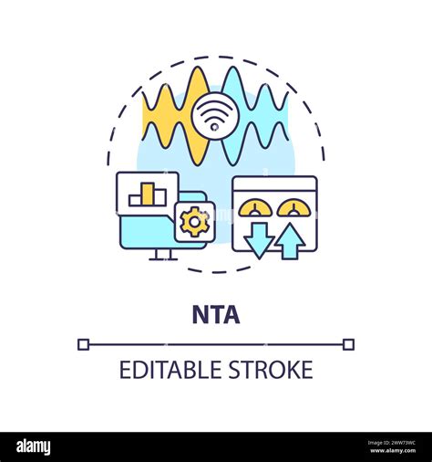 Network Traffic Analysis Multi Color Concept Icon Stock Vector Image