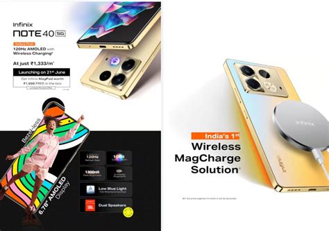 Infinix Note G With Fhd Hz Amoled Display Wireless Magcharge Launching In India