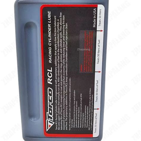 Torco Rcl Racing Cylinder Lubeupper Cylinder Lubricatefuel Additive
