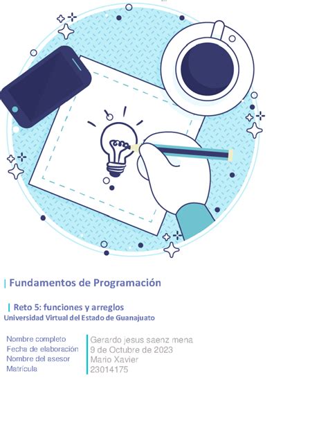 Funciones Y Arreglos Fundamentos De Programación Reto 5