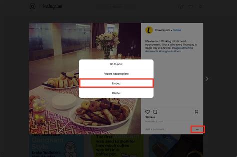 Embed Instagram Photos Or Video Posts Into A Website