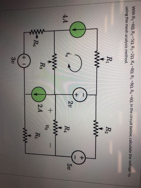 Solved Mesh Analysis With DC Circuit With Current Source Chegg