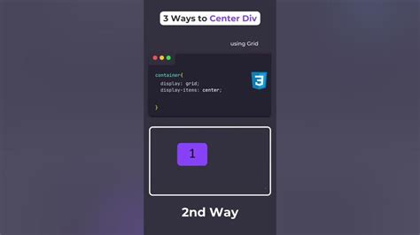 3 ways to center a div using css flexbox youtube