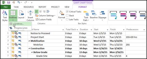Microsoft Project Print To PDF Options Explored