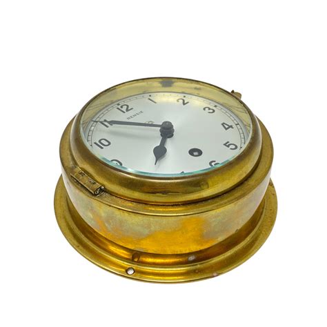 Rensie 4 Brass Ships Clock Running Etsy