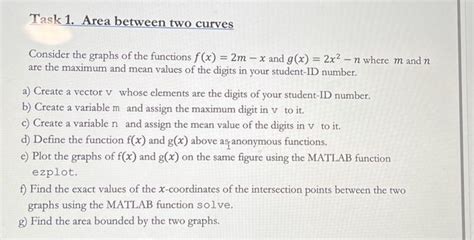 solved consider the graphs of the functions f x 2m−x and