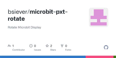 Github Bsievermicrobit Pxt Rotate Rotate Microbit Display