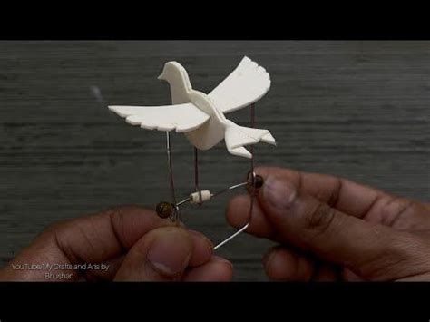 DIY Handmade Flying Bird Automaton YouTube Diy Mechanical Toys Bird Crafts Kinetic Toys