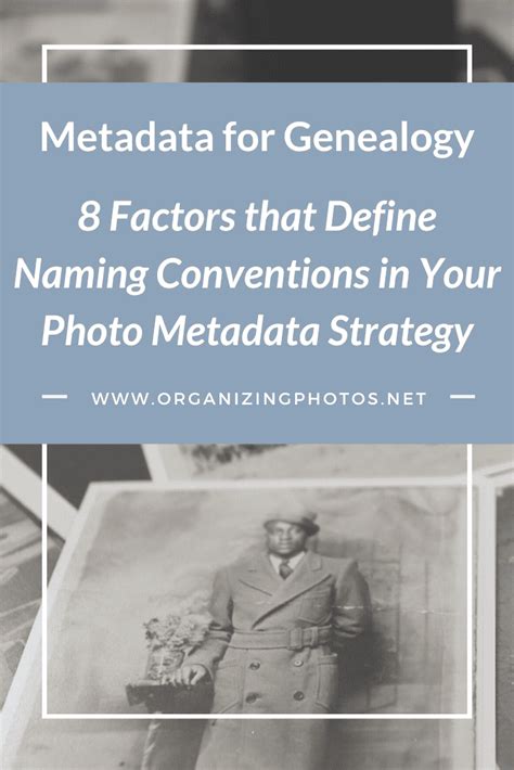 Pinnable Metadata For Genealogy Naming Conventions Metadata Strategy