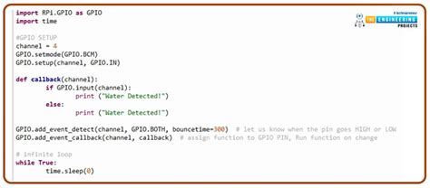 Interfacing Soil Moisture Sensor With Raspberry Pi The Engineering Projects