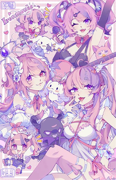 Ironmouse Punk Rock Danbooru