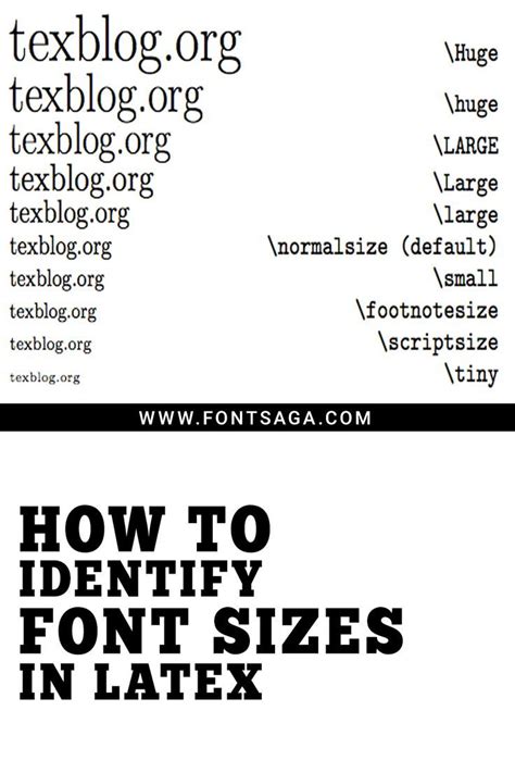 How To Identify Font Sizes In Latex Complete Guide