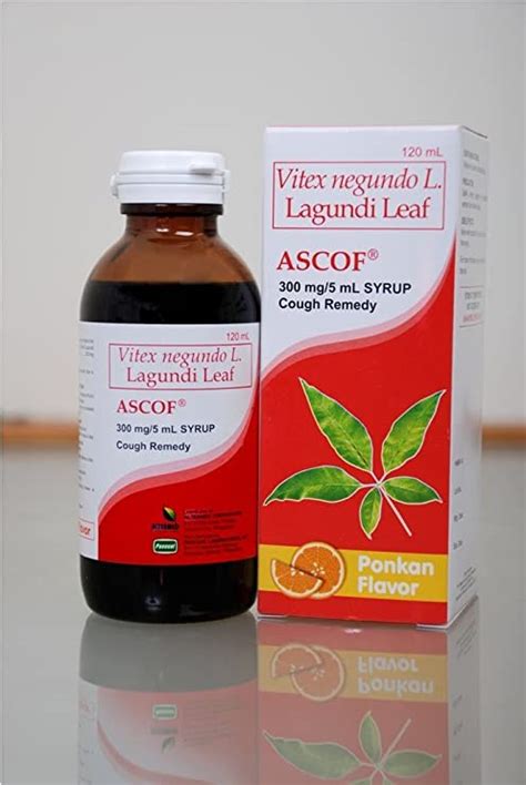 Sixnea Ascof Lagundi Leaf Syrup Cough Remedy 120ml Health